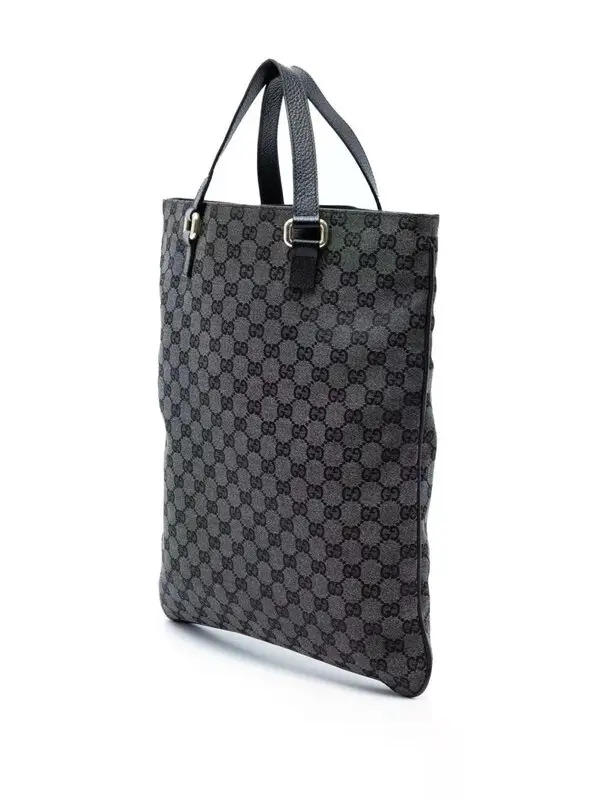 Gucci Gg Canvas Tote Bag - Grey