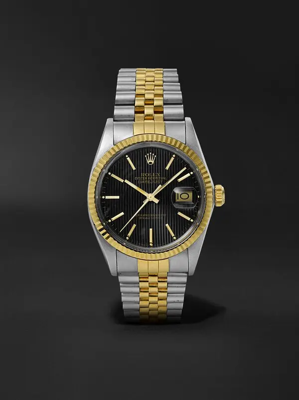 STEPHANIE WINDSOR Vintage 1987 Rolex Datejust Automatic Stainless Steel And 18k Yellow Watch - Gold