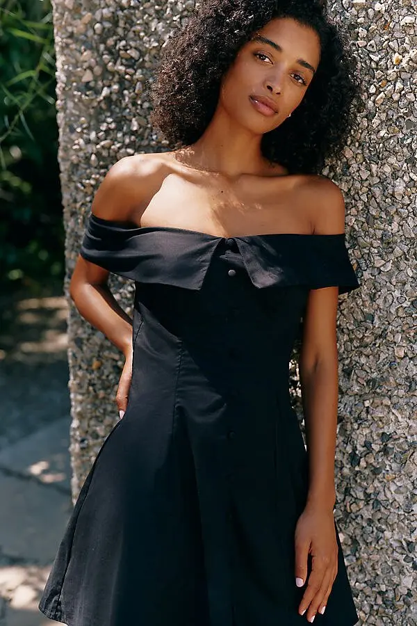 Peixoto Adeline Mini Dress - Black