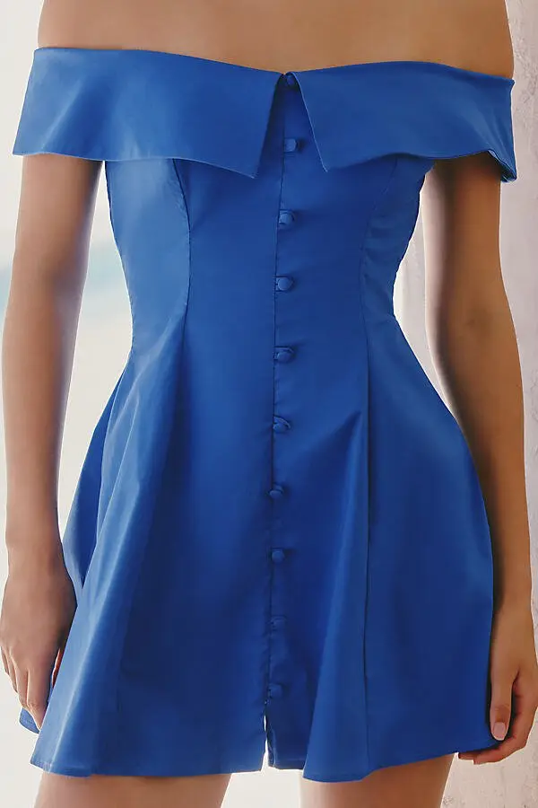 Peixoto Adeline Mini Dress - Blue