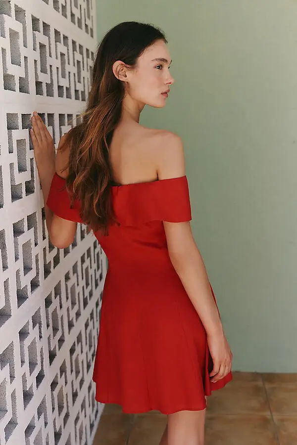 Peixoto Adeline Mini Dress - Bright Red