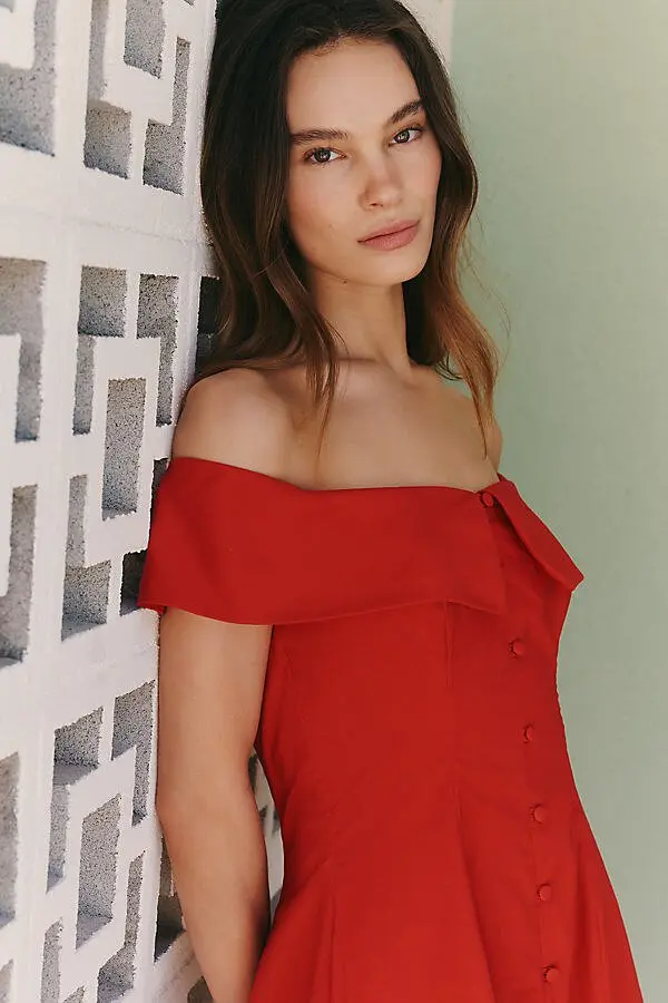 Peixoto Adeline Mini Dress - Bright Red