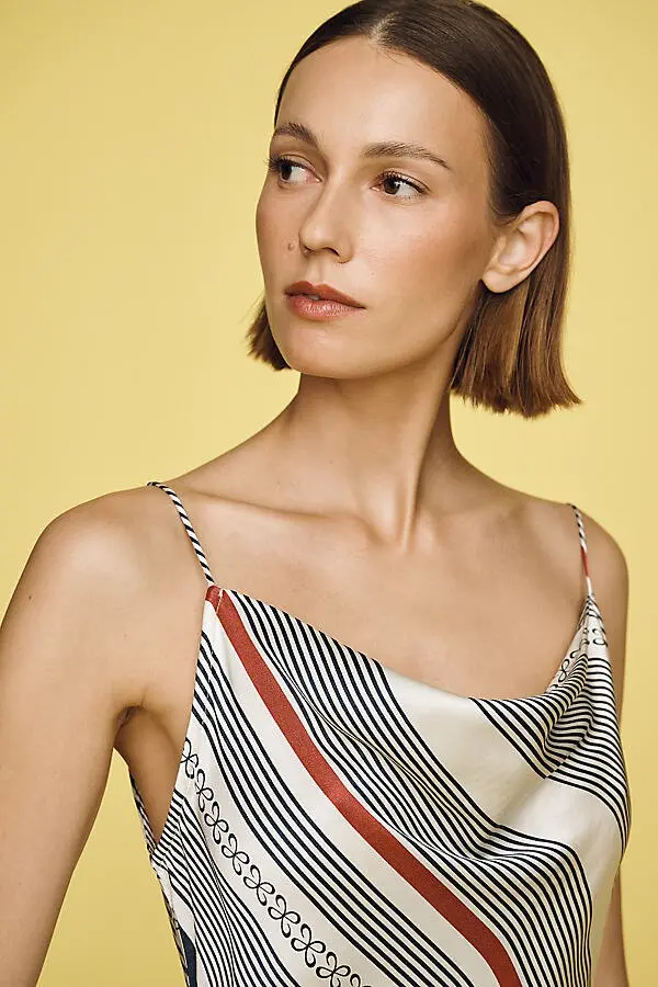 Maeve Cowl-neck Slip Midi Dress
