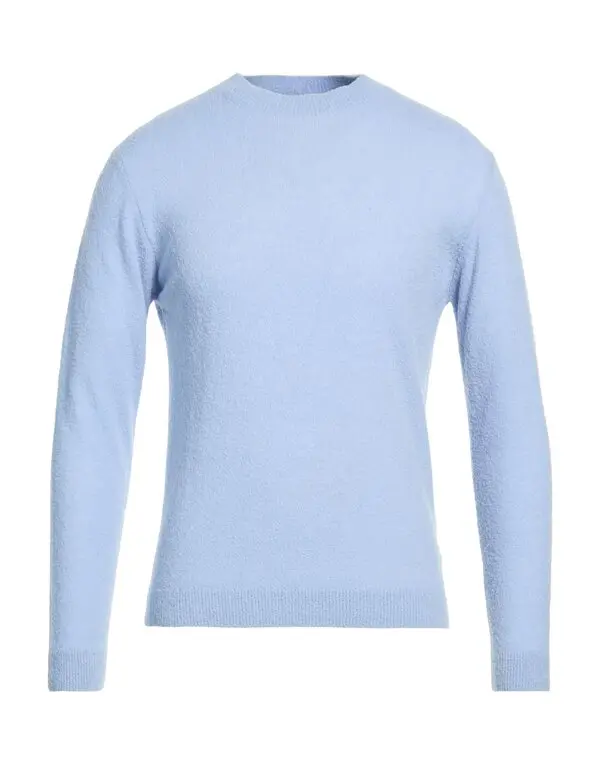 DANIELE FIESOLI Crewneck Lightweight Knit Sweater - Blue