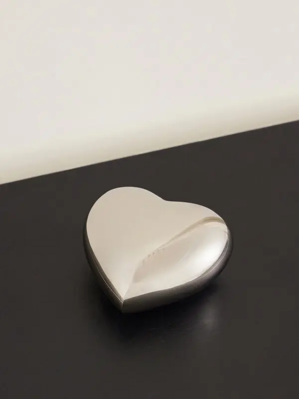 FOURTH STREET Tone Heart Paperweight - Silver