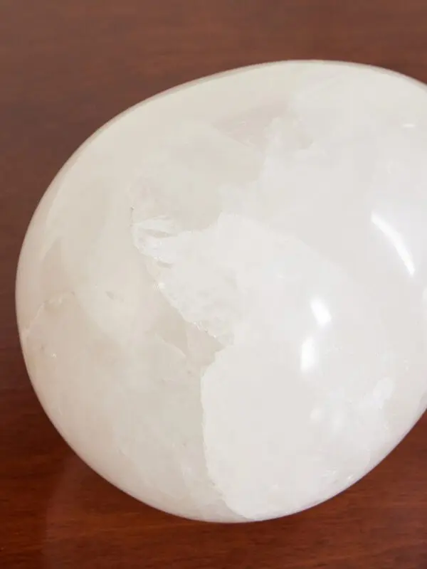 FOURTH STREET Egg Quartz Sculpture