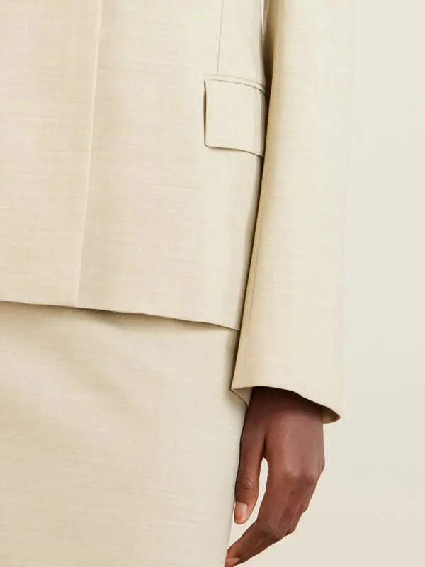 Calvin Klein Camille Wool-twill Jacket