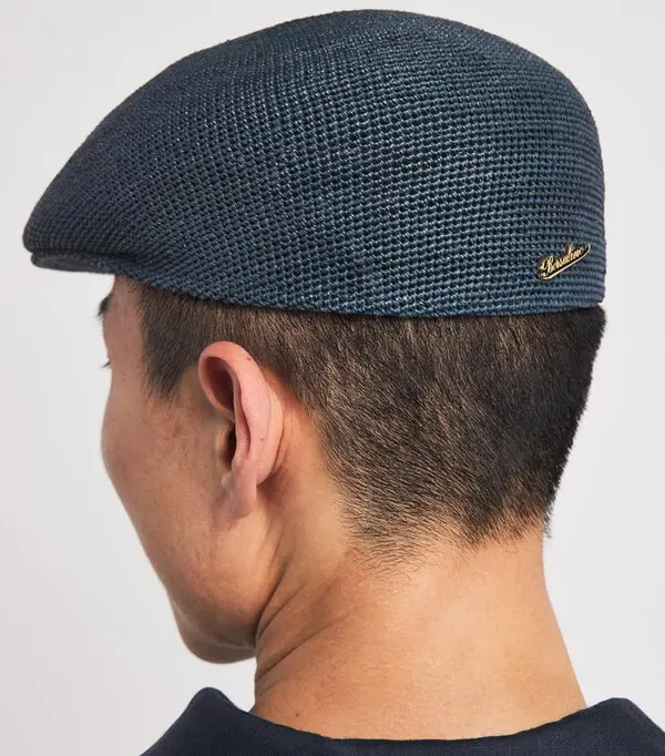 Borsalino Raffia Miami Flat Beret
