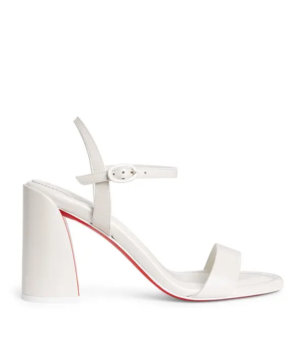 CHRISTIAN LOUBOUTIN Miss Jane Nappa Leather Sandals 85