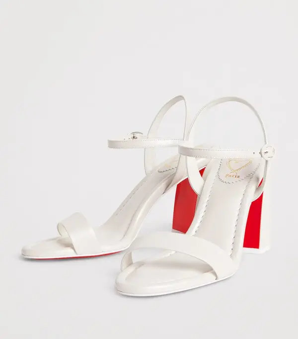 CHRISTIAN LOUBOUTIN Miss Jane Nappa Leather Sandals 85