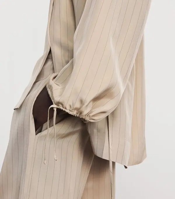LIBEROWE Pinstripe Ellis Tie Shirt