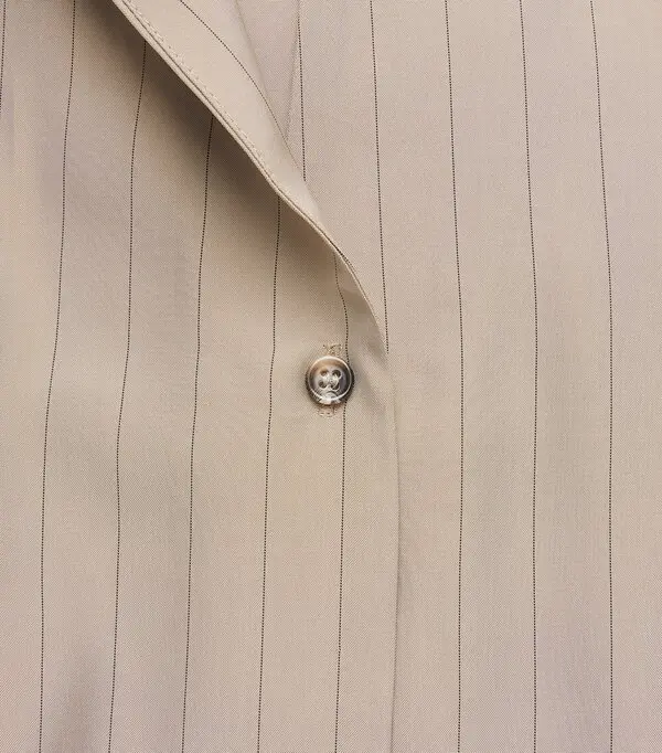 LIBEROWE Pinstripe Ellis Tie Shirt
