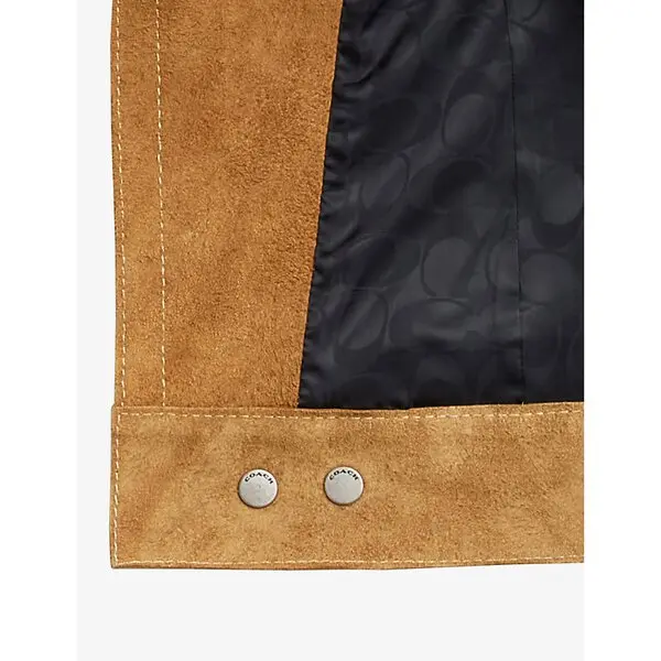 COACH Asymmetrical Suede Jacket