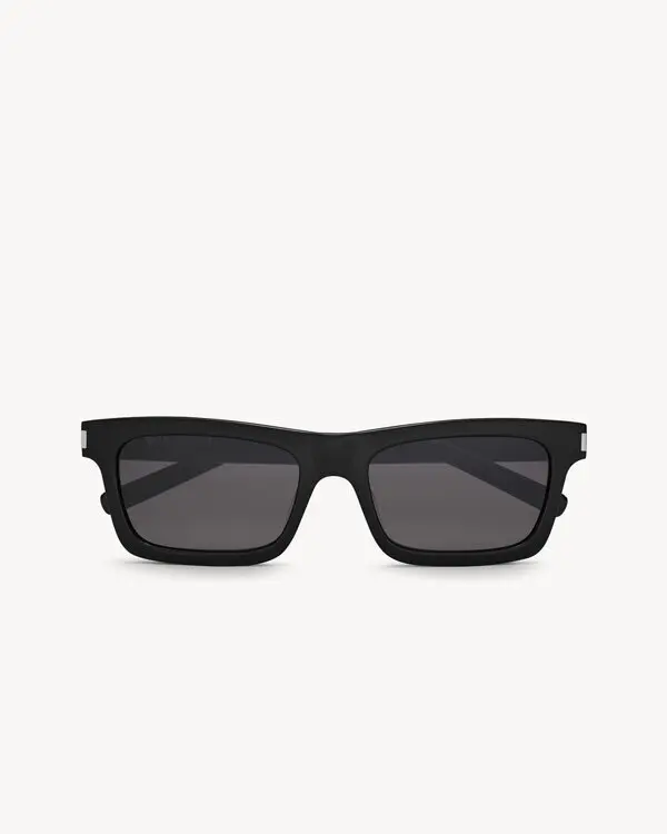 Saint Laurent Rectangular Acetate Sunglasses