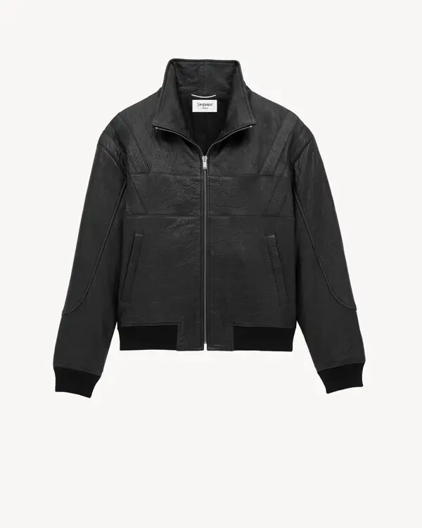 Saint Laurent Grained Lambskin Blouson Jacket