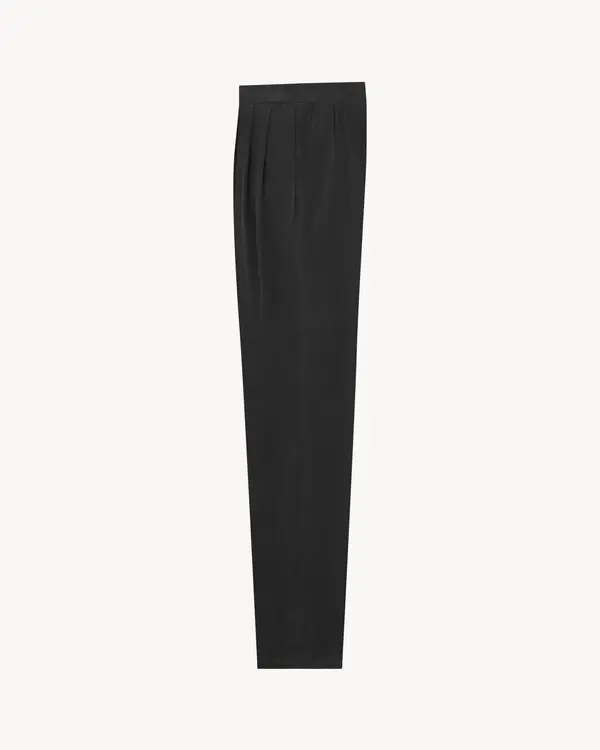 Saint Laurent Pants In Silk Habotai