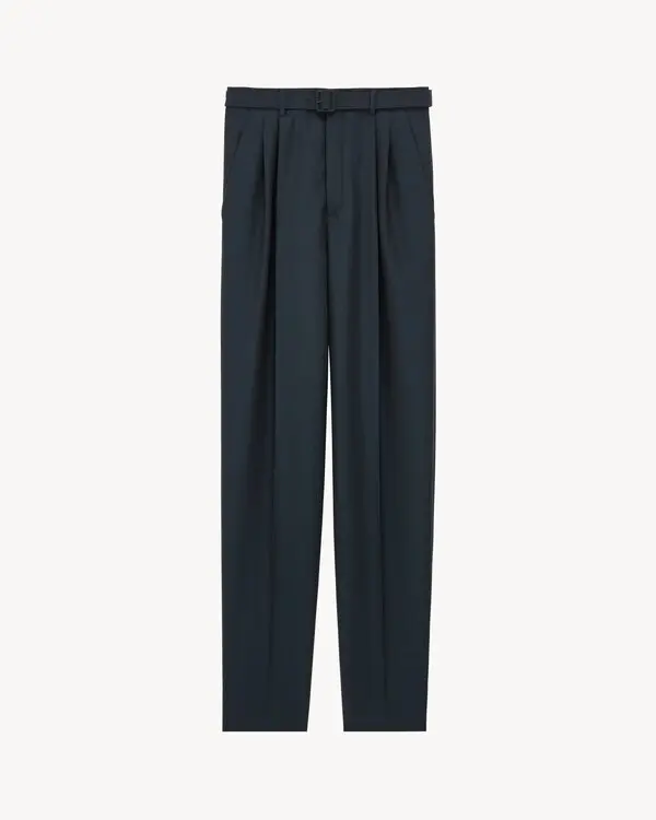 Saint Laurent Slim-fit Wool And Mohair Tailored Pants