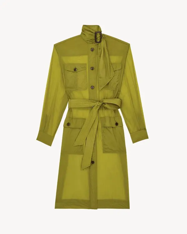 Saint Laurent Nylon Cargo Dress