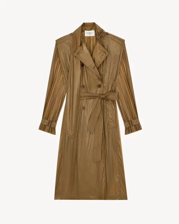 Saint Laurent Nylon Trench Coat