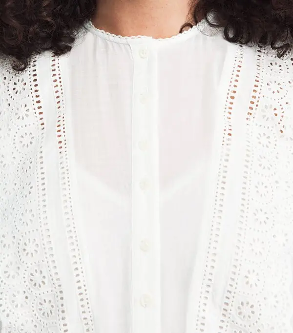 Veronica Beard Marguerite Eyelet Mini Dress