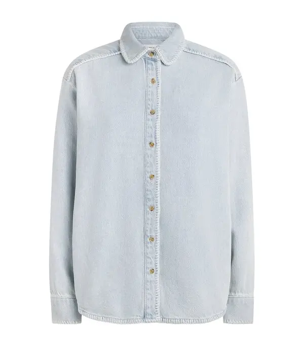 Still Here Cotton Western Shirt With Faux Horn Buttons