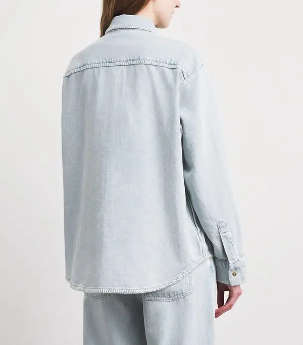 Still Here Cotton Western Shirt With Faux Horn Buttons