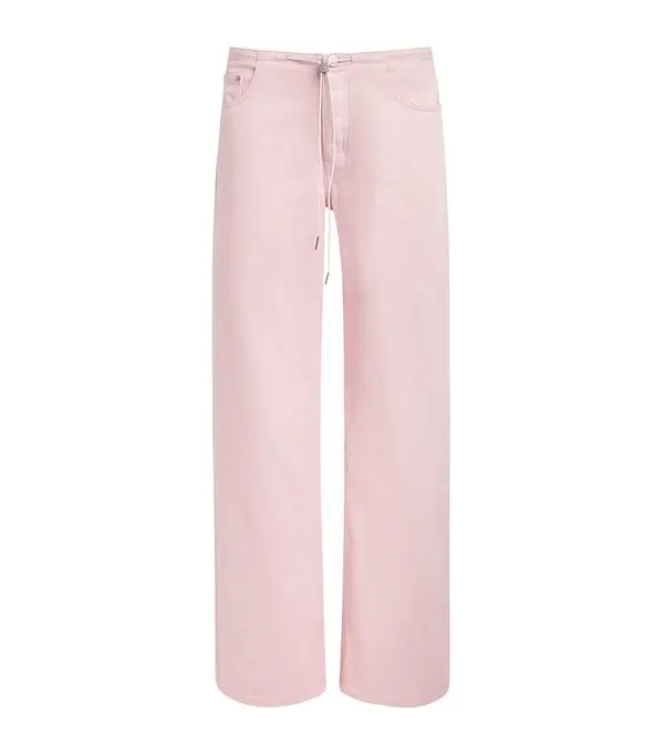 Still Here Cool Wide-leg Jeans - Pink