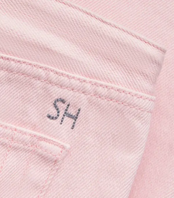 Still Here Cool Wide-leg Jeans - Pink