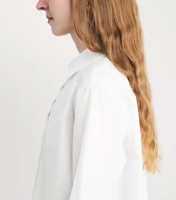 Vince Cotton Scallop Detail Shirt