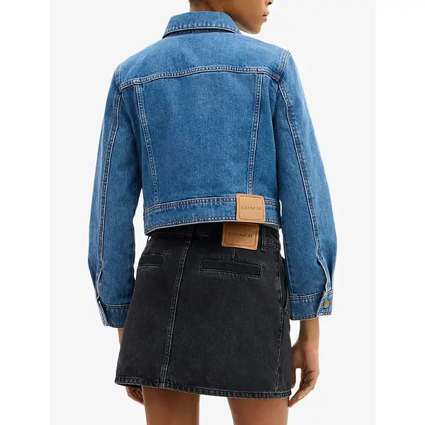 COACH Sculpted C Denim Jacket