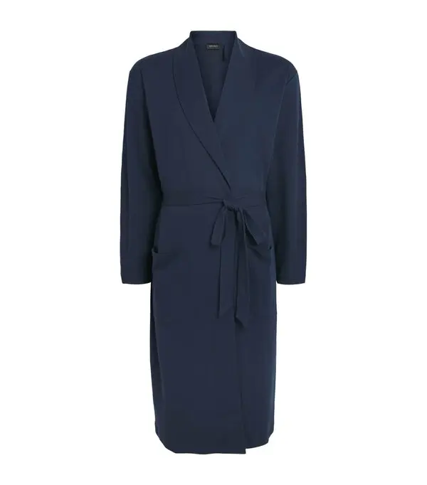 Hanro Cotton Night & Day Robe - Black