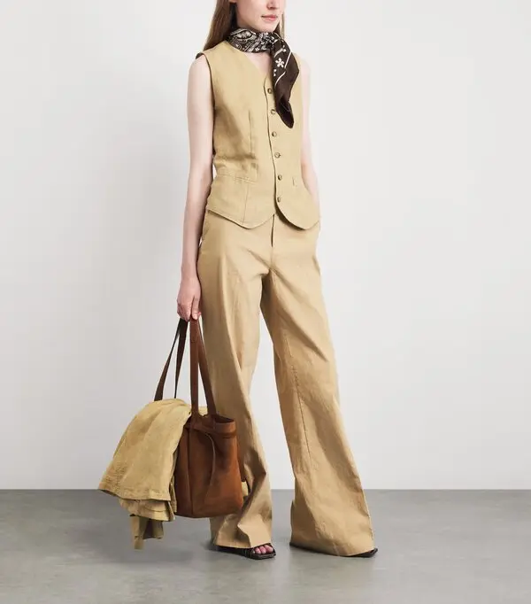 Polo Ralph Lauren Linen-blend Waistcoat