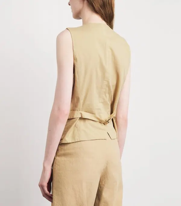 Polo Ralph Lauren Linen-blend Waistcoat