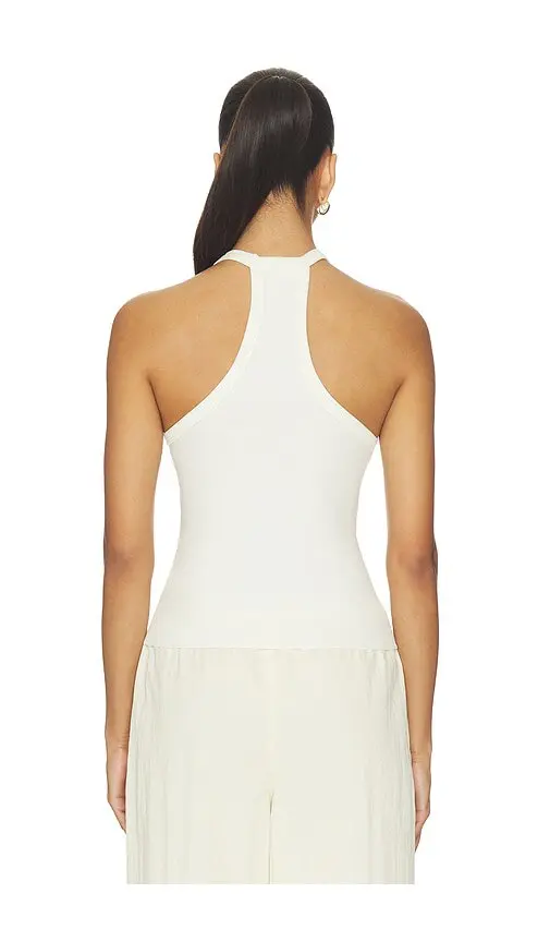 Eterne V-neck Racerback Tank - Cream