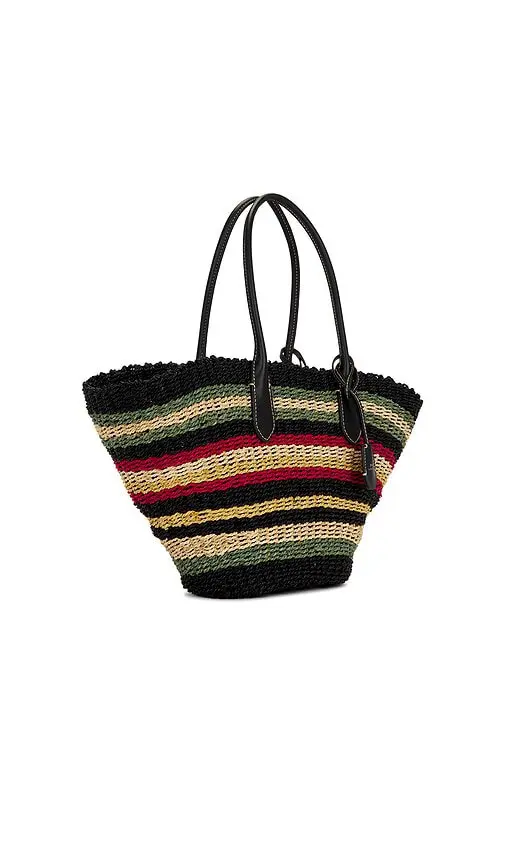 Polo Ralph Lauren Twist Raffia Tote Bag