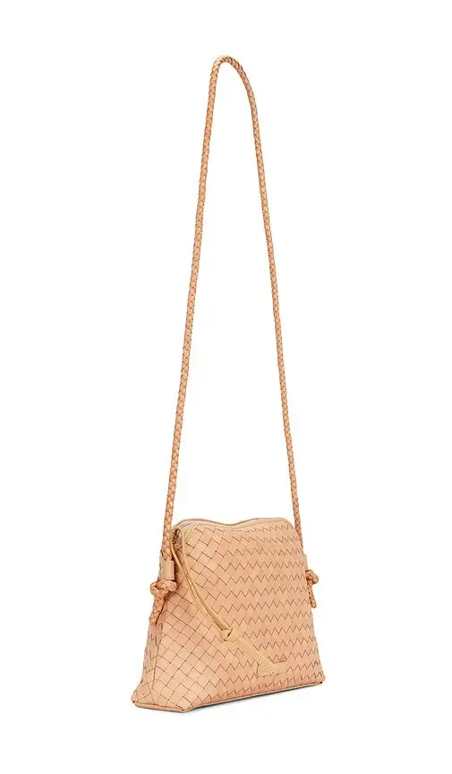 LOEFFLER RANDALL Mallory Woven Crossbody Bag - Tan