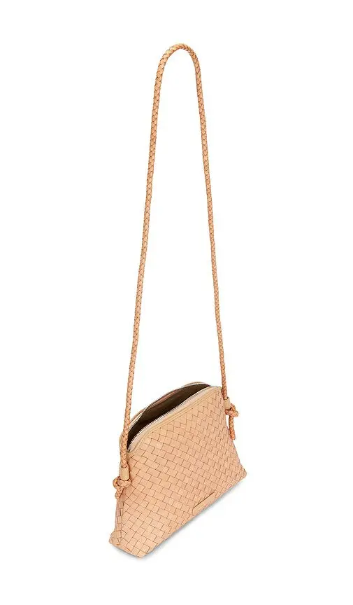 LOEFFLER RANDALL Mallory Woven Crossbody Bag - Tan