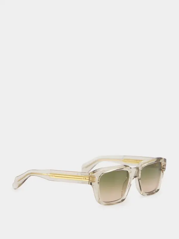 CUTLER AND GROSS Acetate Sunglasses - Beige