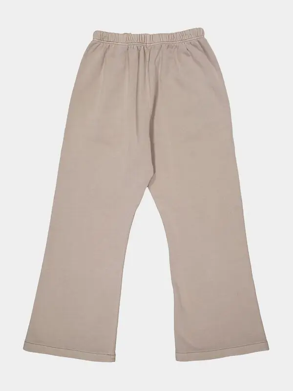 Fear Of God Faded Seal Training Flared Sweatpants - Beige