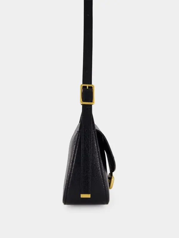 Balenciaga Clicca Medium Shoulder Bag - Black