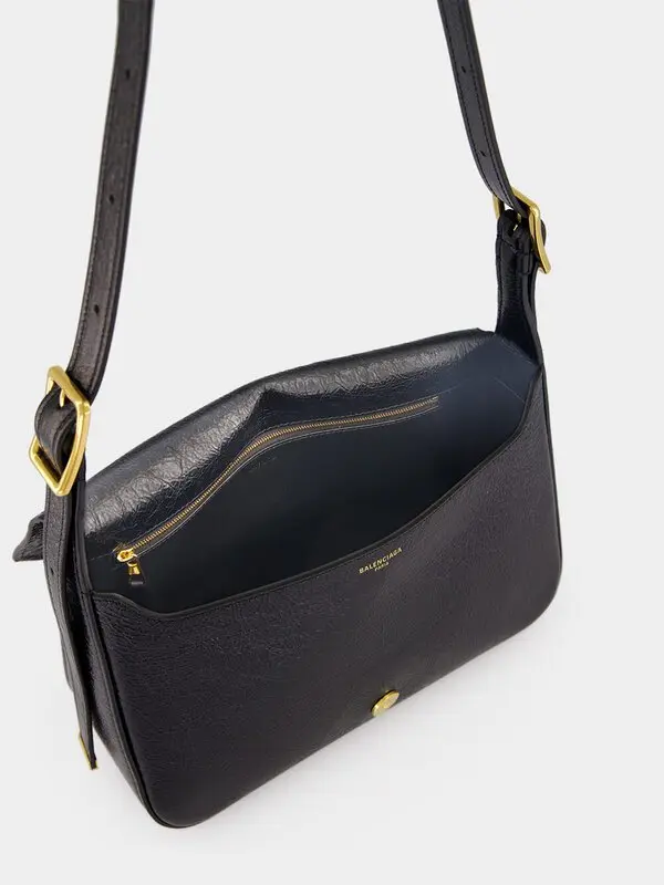 Balenciaga Clicca Medium Shoulder Bag - Black
