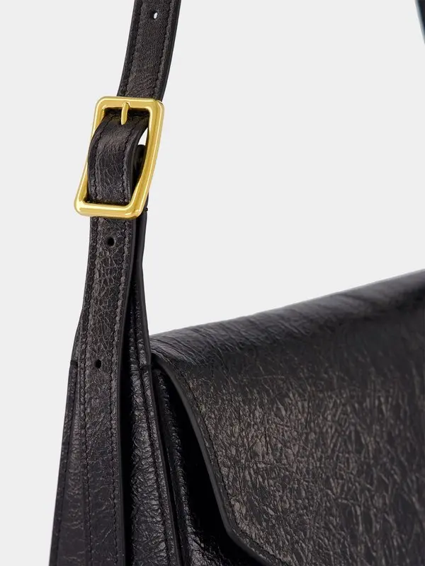 Balenciaga Clicca Medium Shoulder Bag - Black