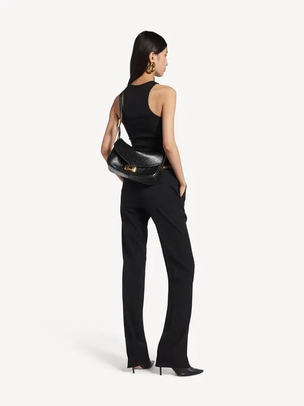 Balenciaga Clicca Medium Shoulder Bag - Black