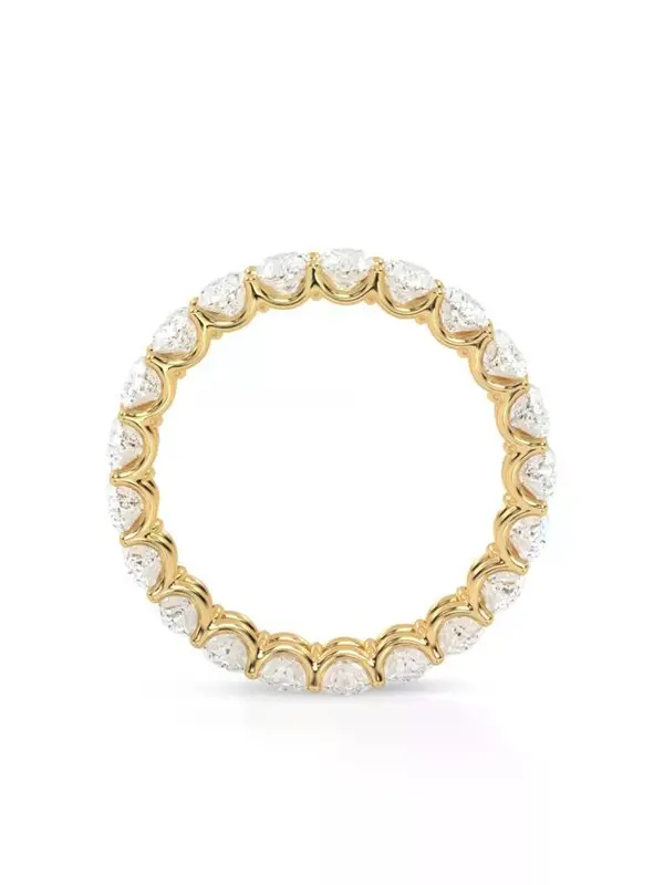 VEYNOU 18kt Yellow Oval-cut Diamond Eternity Ring