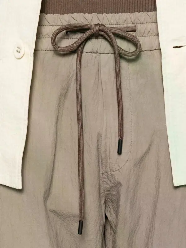 DONDUP Drawstring Waist Trousers - Neutrals