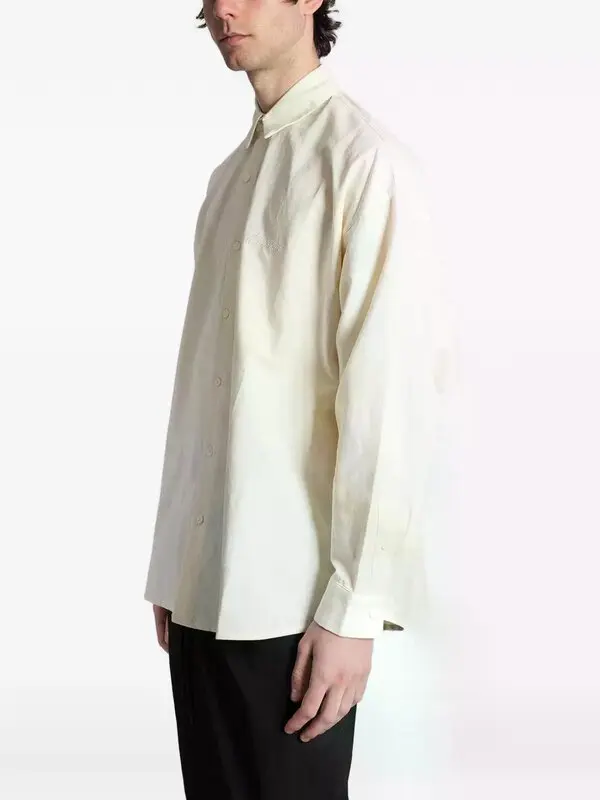 Fear Of God Essentials Embroidered-logo Cotton Shirt