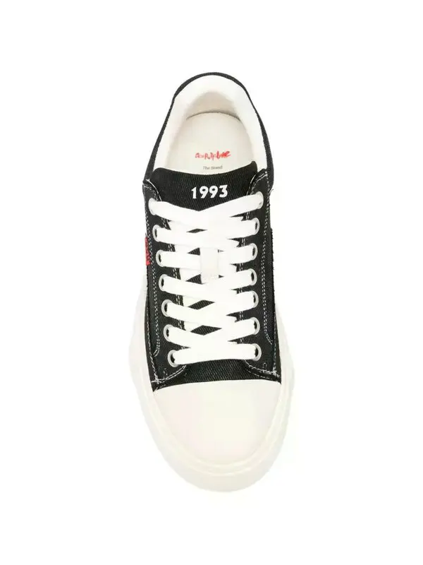 ACUPUNCTURE 1993 Lace-up Canvas Sneakers