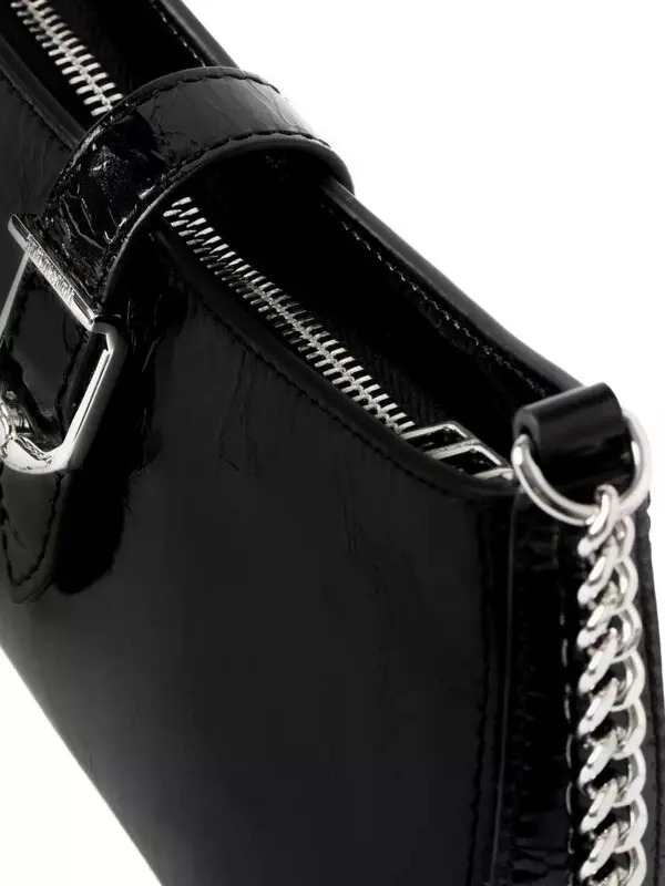 Zadig&Voltaire Janis Leather Shoulder Bag - Black