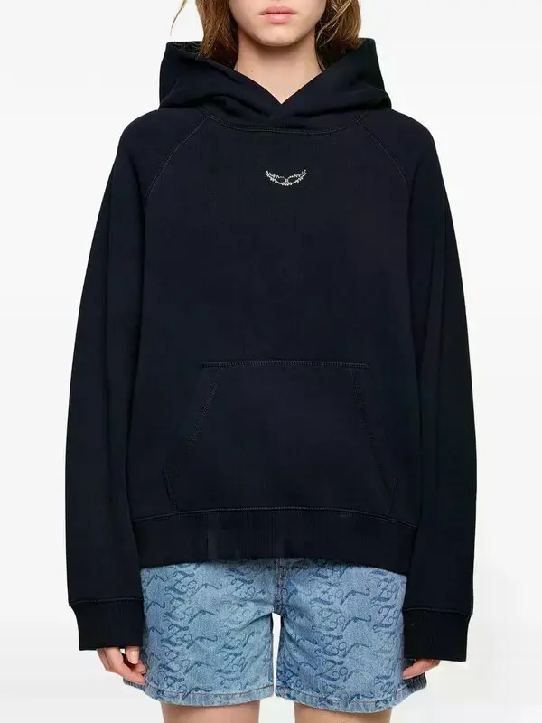 Zadig&Voltaire Georgy Hoodie With Rhinestone Embellishments