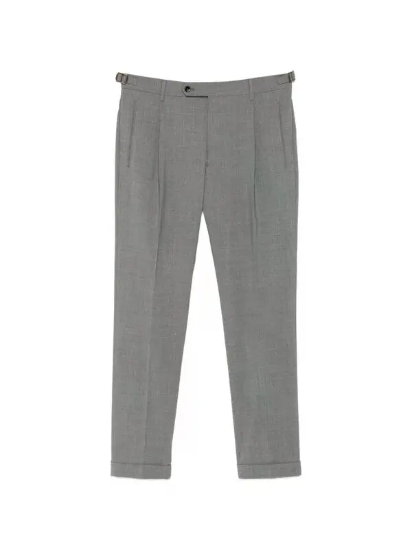 BERWICH Pleated Side-adjuster Trousers